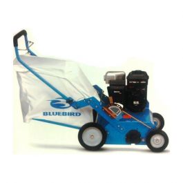 Power rake with bag