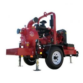8" towable diesel pump