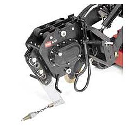 Vibratory plow attachment for mini skid steer